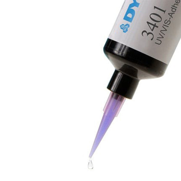 Dymax Dual Cure 3401 UV Plastic Bonder Clear 30 mL MR Syringe - 3401 3