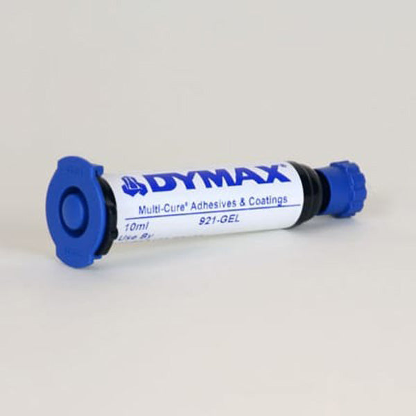 Dymax Multi-Cure 921-Gel UV Curing Adhesive Clear 10 mL MR Syringe - 9
