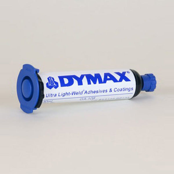 Dymax Ultra Light-Weld GA-108 UV Curing Adhesive Black 30 mL MR Syring