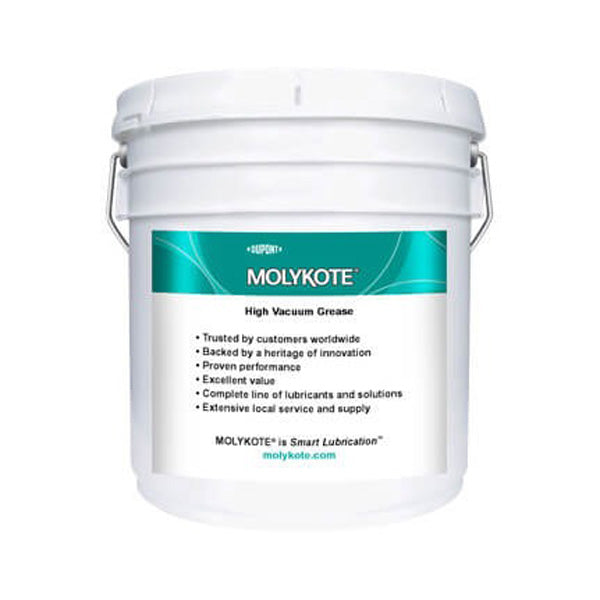 DuPont MOLYKOTE High-Vacuum Bearing Grease Clear 3.6 kg Pail - HI VAC