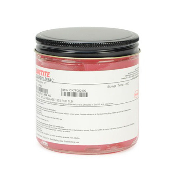 Henkel Loctite 122S Mold Release Agent Lubricant Red 1 lb Jar - 122S M