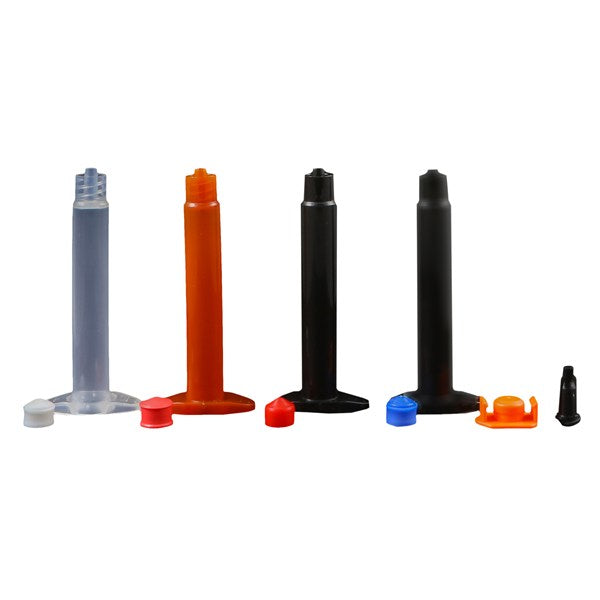 Jensen Global 3 cc UVB Air Barrel, Red Straight Wall Stopper - Box/50