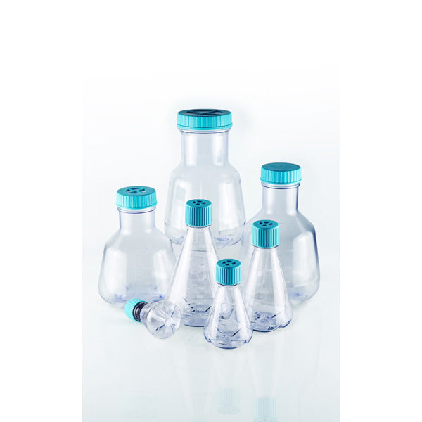 3L PC Wide-mouth High Efficient Erlenmeyer Flask, with Baffles, Vent F
