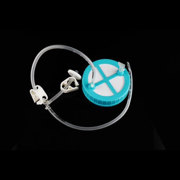 5L PC High Efficient Erlenmeyer Flasks, Flat Base, Pre-assembled with