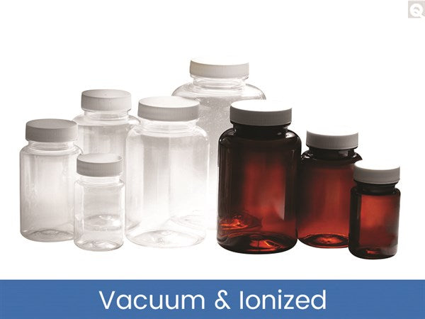 Qorpak Packer Bottles - PET, Vacuum & Ionized 24/Case - PLC-06838