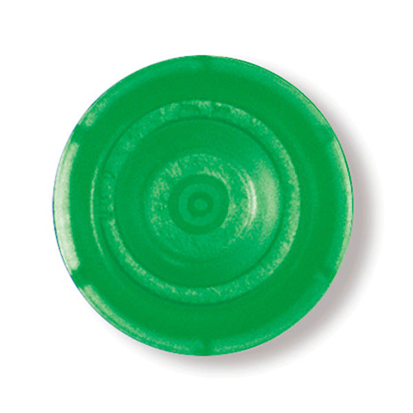 Brandtech Cuvette caps, Green, Round, pk of 100 for Ultra-micro cuvett