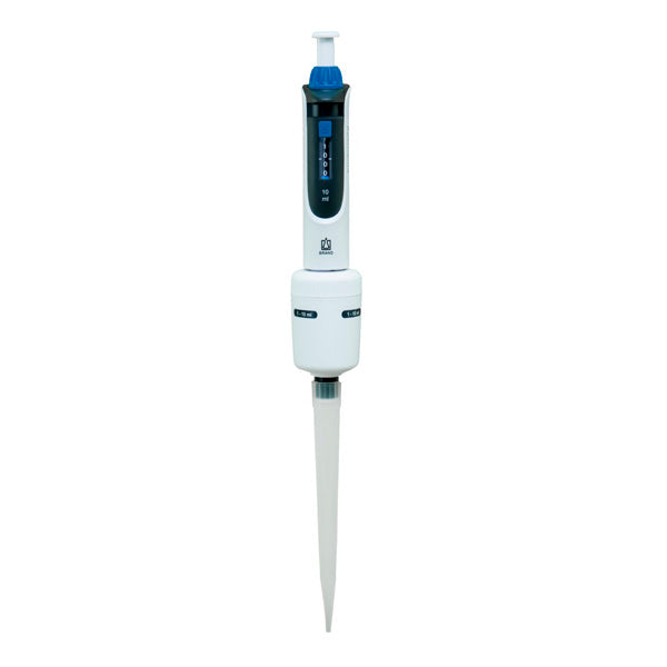 Brandtech Transferpette S Micropipette, 1000-10000 uL, Adjustable Volu