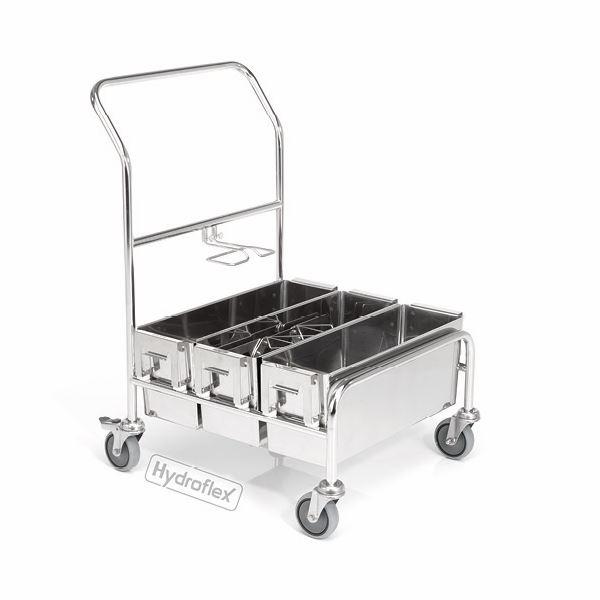 Hydroflex-PurMop®1.0 ERGO-S 300 Cleanroom Trolley with Mop Wetting Sys
